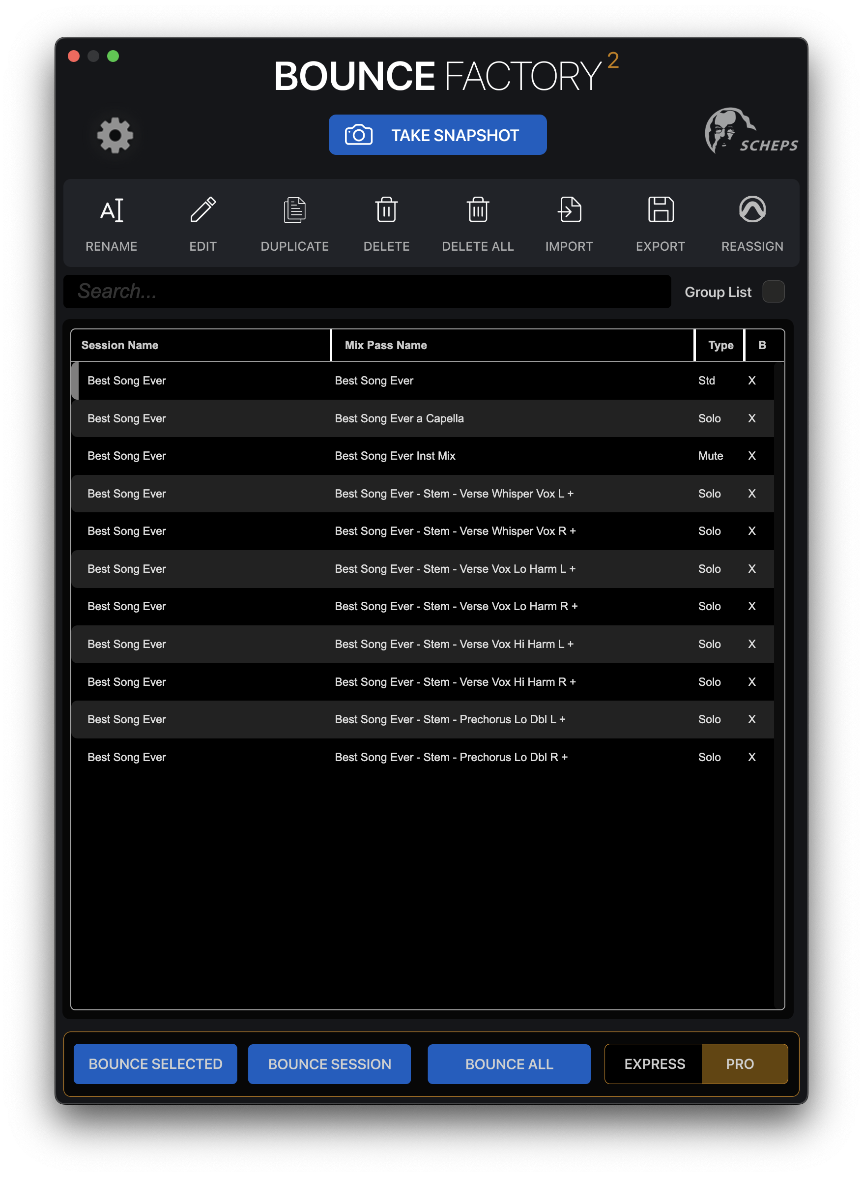 Bounce Factory - Professional Audio Bouncing for Pro Tools